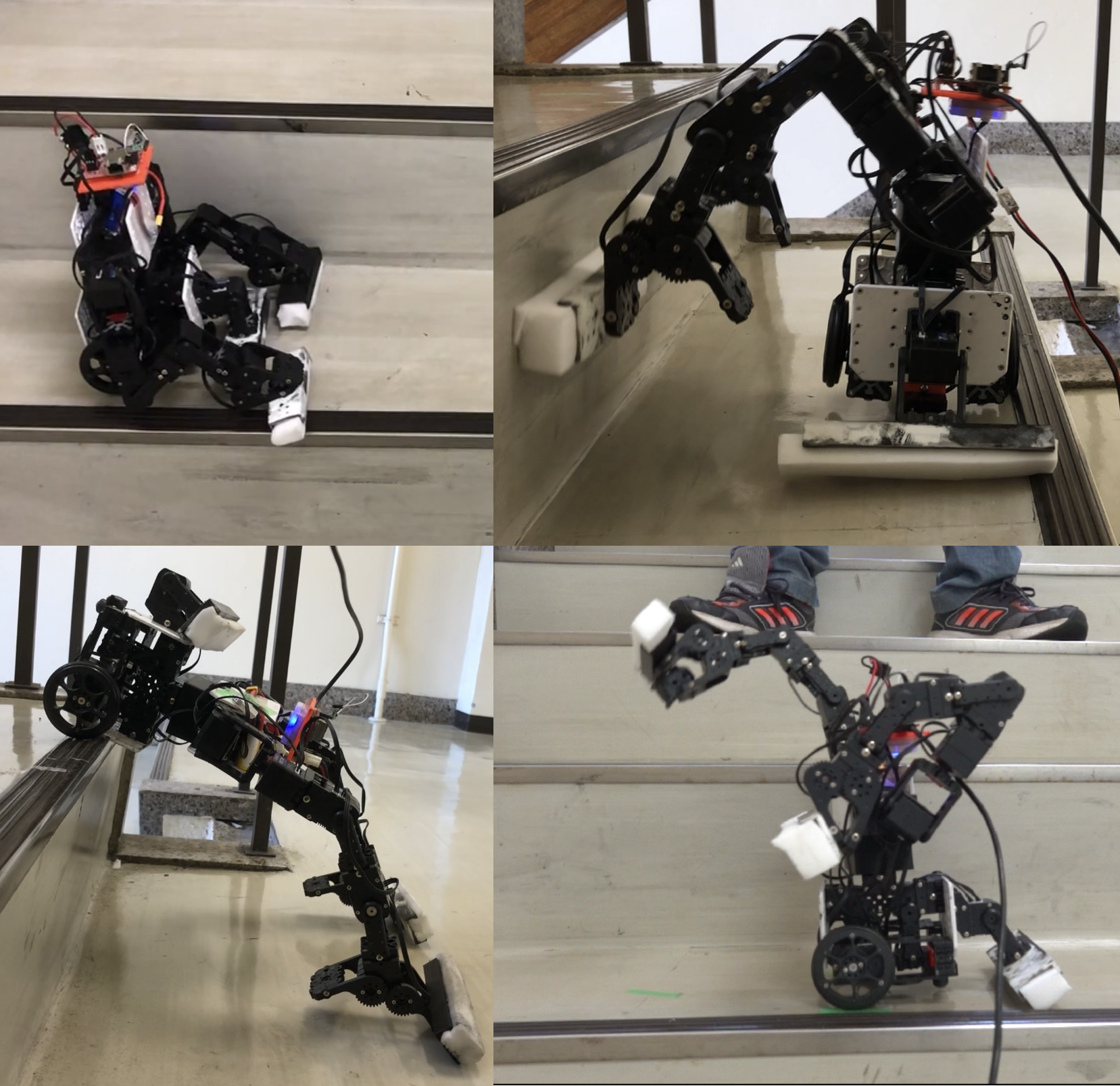 Compact stair cleaning robot | UEC Kudoh & Kimura Lab